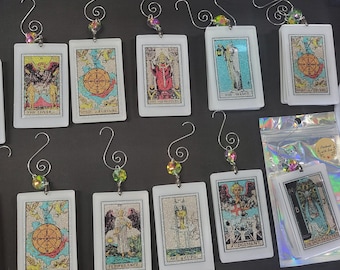 Handmade Felt Tarot Card Ornaments. Hand Embellished and Embroidered ...