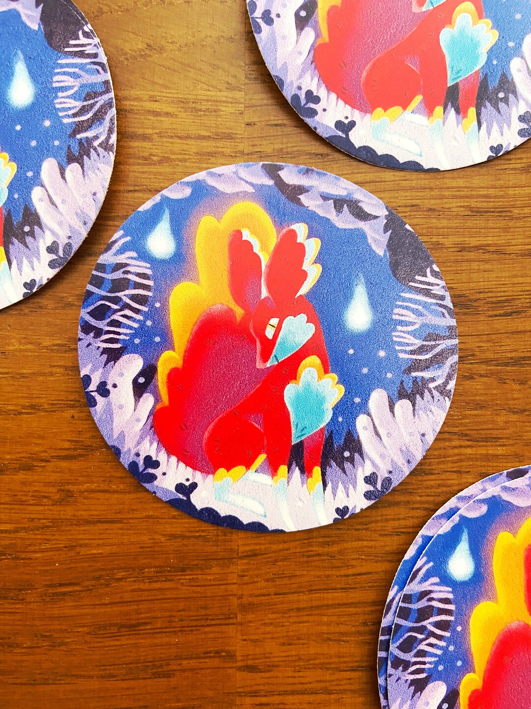 Will-o’-the-wisp Fox Fable Story Vinyl Sticker - Etsy