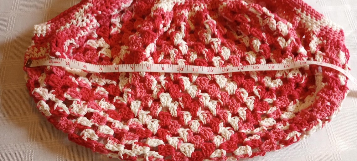 Crochet Pink Delight Granny Square Large Marketbag Handmade - Etsy