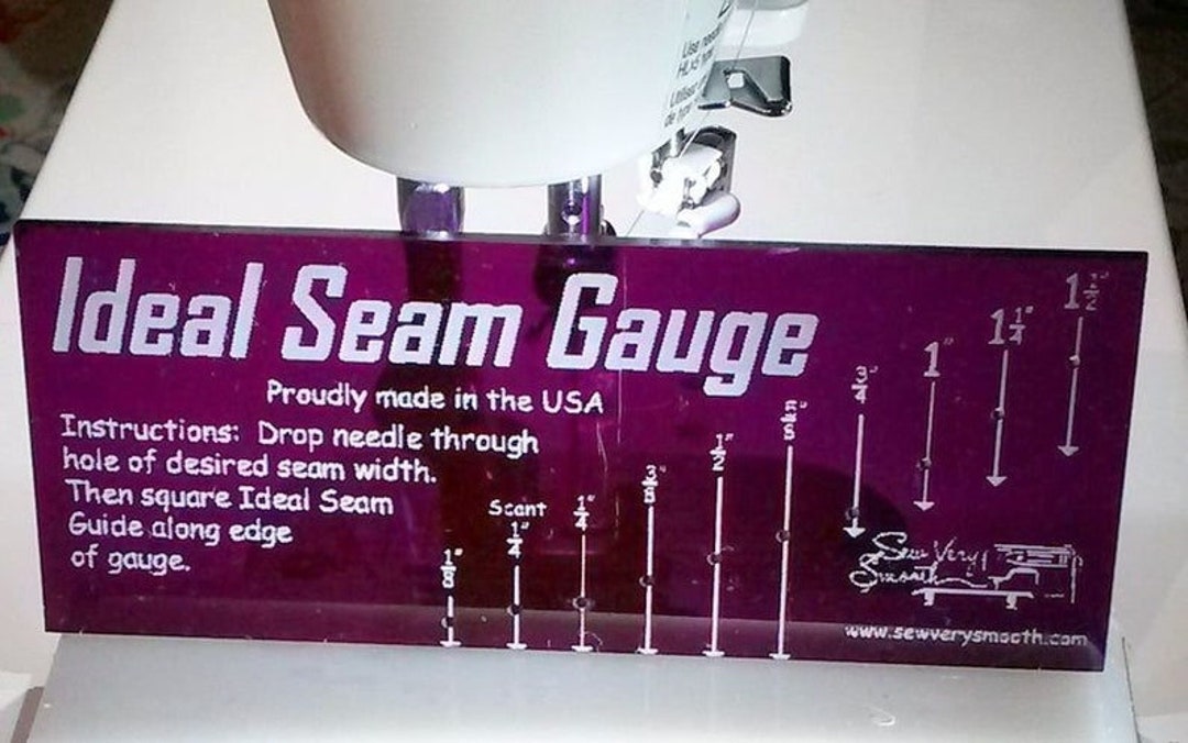 Ideal Seam Gauge - Sew Very Smooth #SVS54951, Seam Guide for Sewing and ...