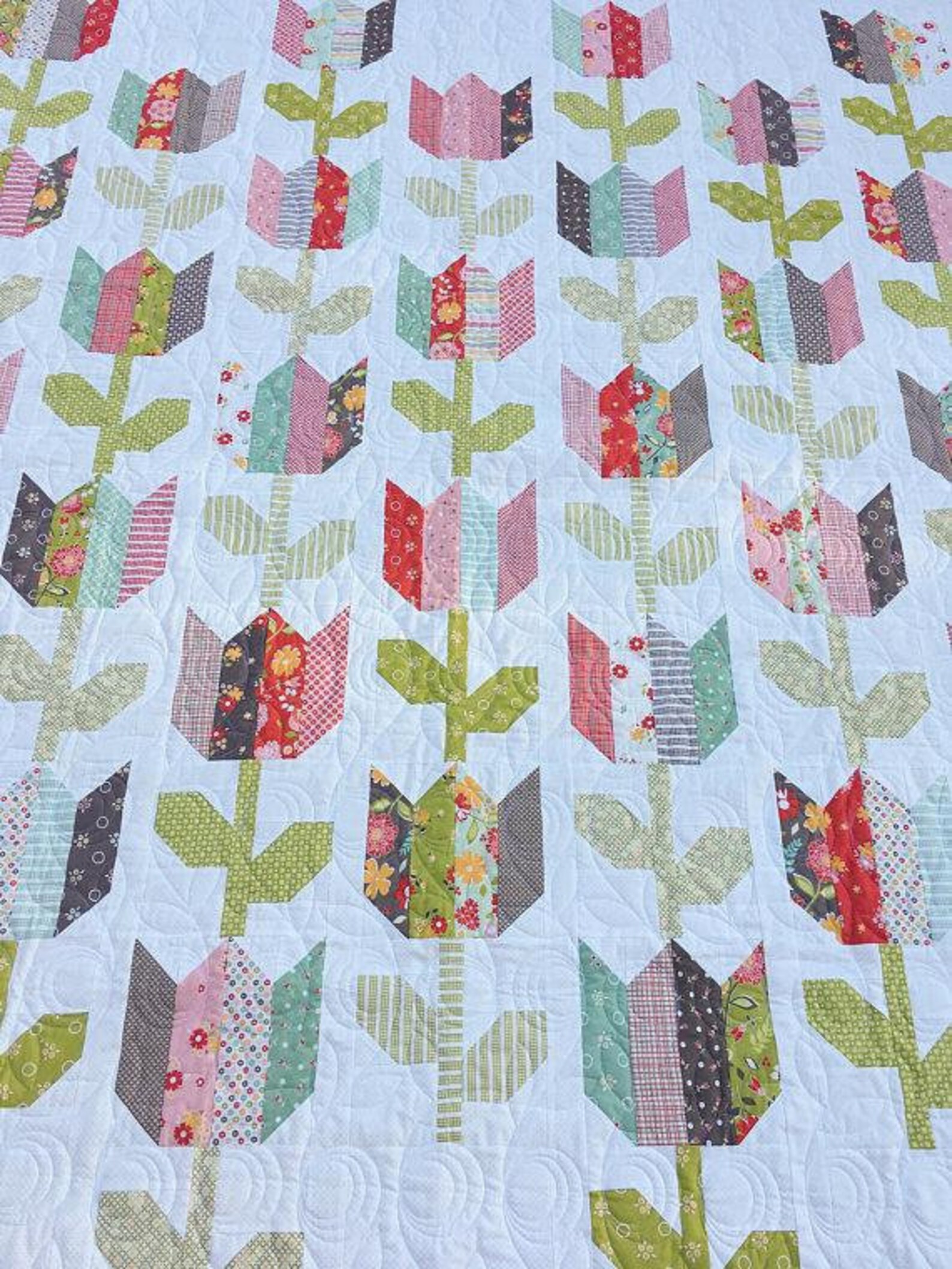 Tulip Market Quilt Pattern Corey Yoder Coriander Quilts | Etsy