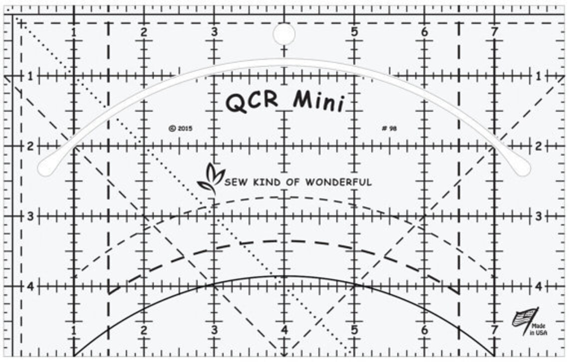 Mini Quick Curve Ruler by Sew Kind of Wonderful QCRMINI - Etsy