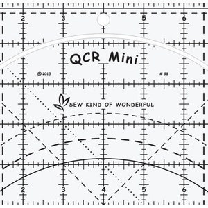 Mini Quick Curve Ruler by Sew Kind of Wonderful - QCRMINI, Acrylic ...