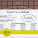 Quick Curve Ruler by Sew Kind of Wonderful SKW-QCR, Acrylic Quilting ...