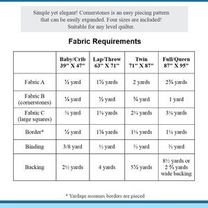 Cornerstones Quilt Pattern PDF Version - Cuddle Cat Quiltworks CCQ079 ...