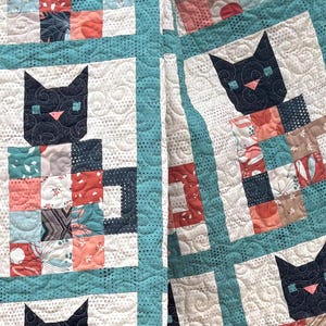 Coffee Cats Quilt Pattern PDF Version - Cuddle Cat Quiltworks CCQ088 ...