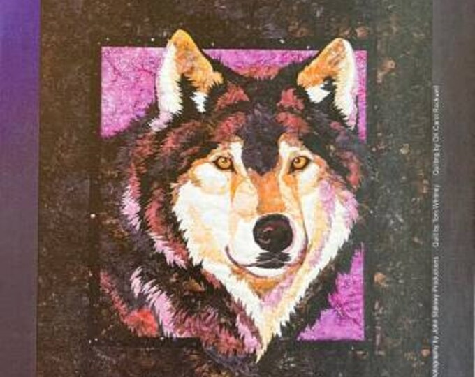 Winter Wolf Pattern by Toni Whitney Design WW08TW, Wolf Applique Quilt ...