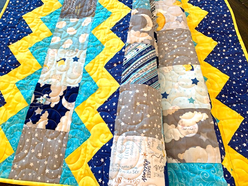 Baby Blocks Charm Square Baby Quilt Pattern in Two Size Options PDF ...