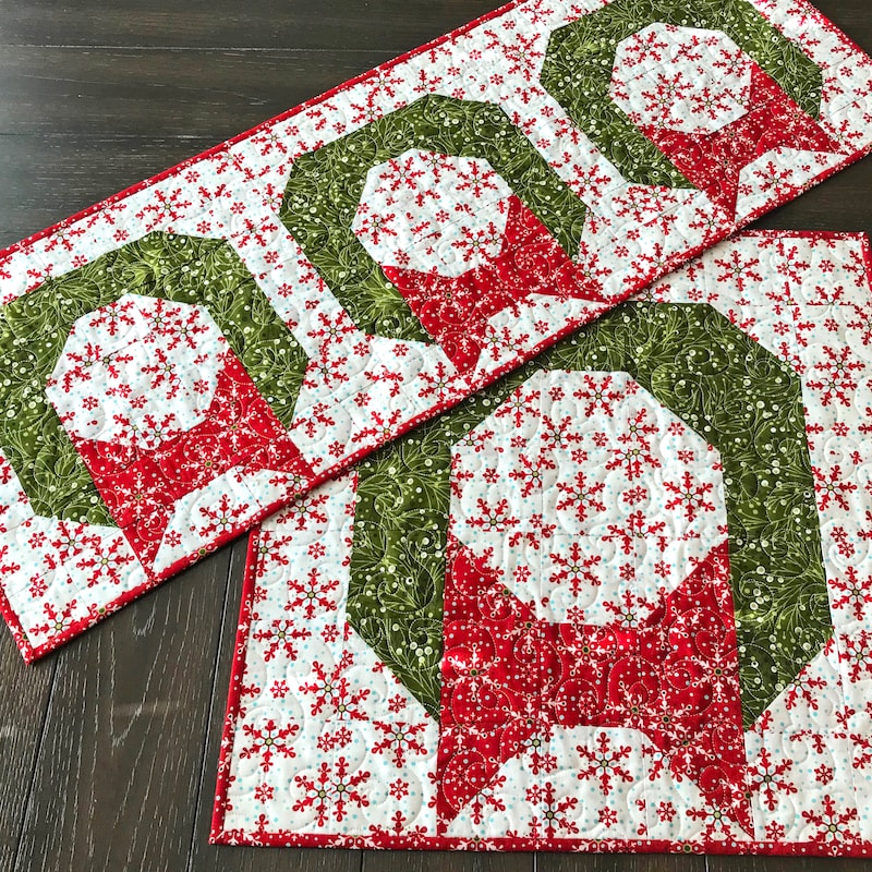 Christmas Table Runner Pattern - Etsy