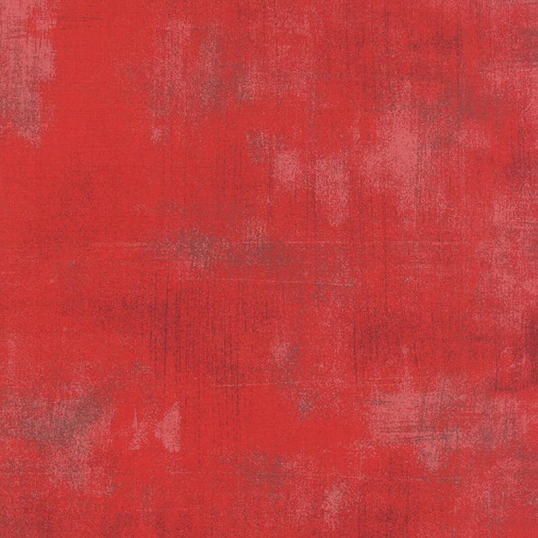 Grunge Cherry Red Fabric Moda 30150 265, Red Blender Fabric - Red Tonal ...