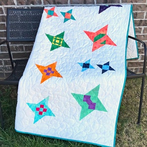 Star Gazing Quilt Pattern PDF Version - Cuddle Cat Quiltworks CCQ082 ...