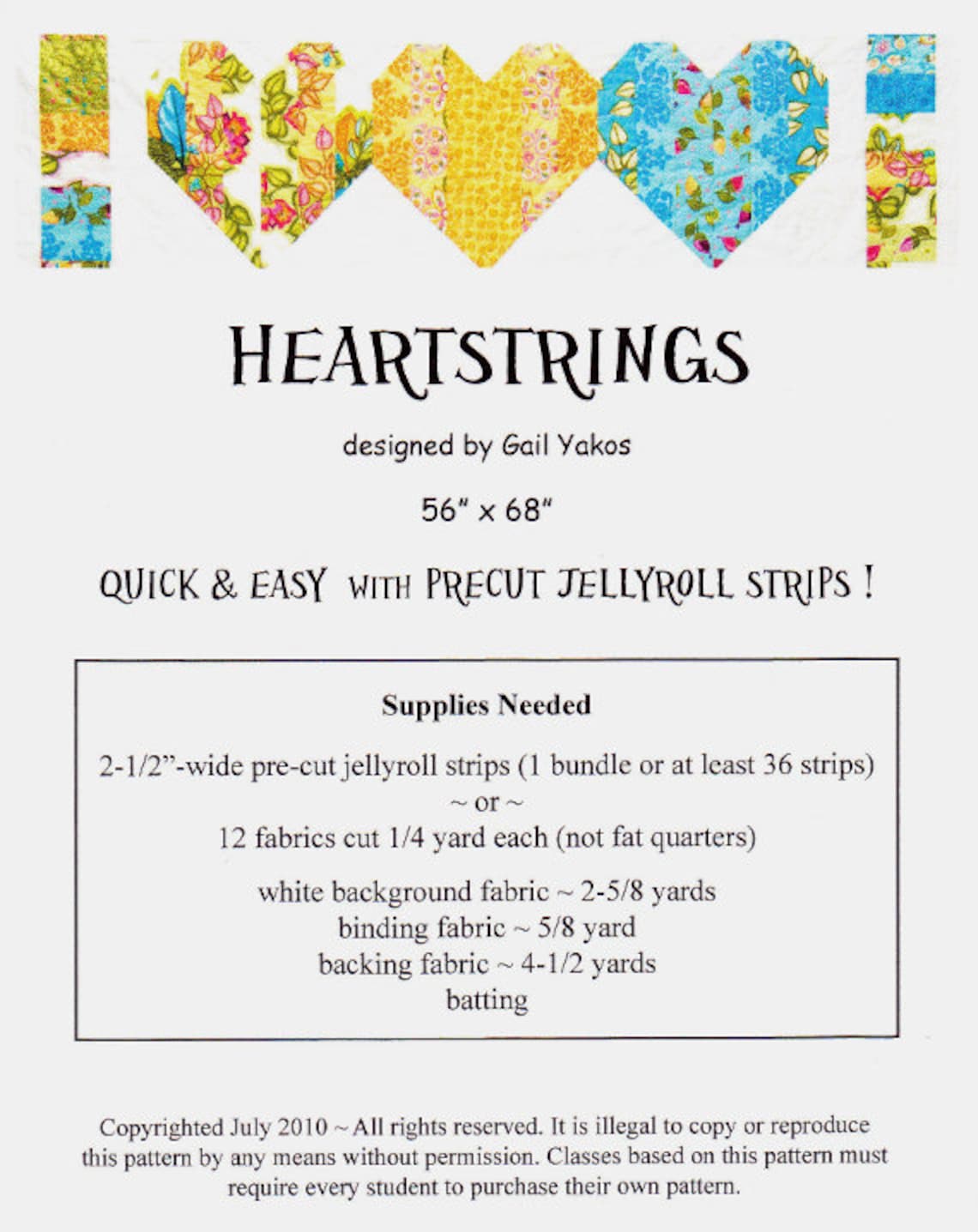 Heartstrings Quilt Pattern Black Mountain Needleworks 820 - Etsy