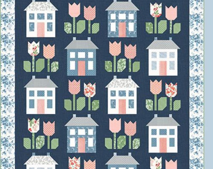 Hometown Quilt Pattern - Thimble Blossoms 263, Houses Quilt Pattern ...