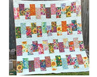 Block Talk Quilt Pattern - Swirly Girls SGD056, Layer Cake Panel or T ...
