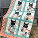 Coffee Cats Quilt Pattern Printed Version - Cuddle Cat Quiltworks ...