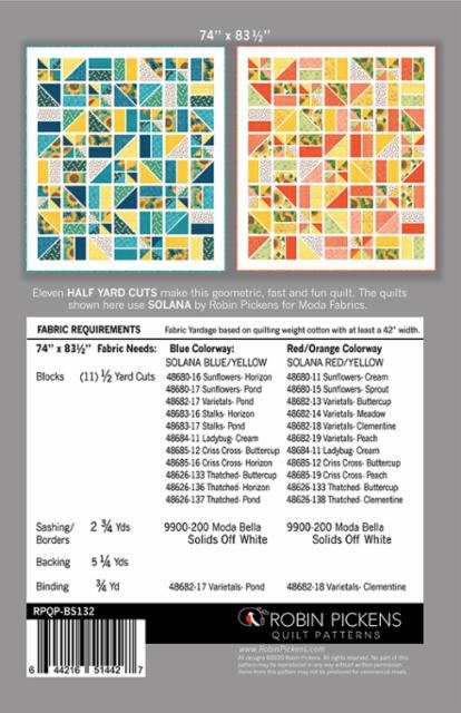 Backslash Quilt Pattern Robin Pickens RPQP-BS132 Layer - Etsy