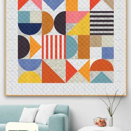 Celestial Stripes Quilt Pattern by Zen Chic ZC CEQP Modern - Etsy