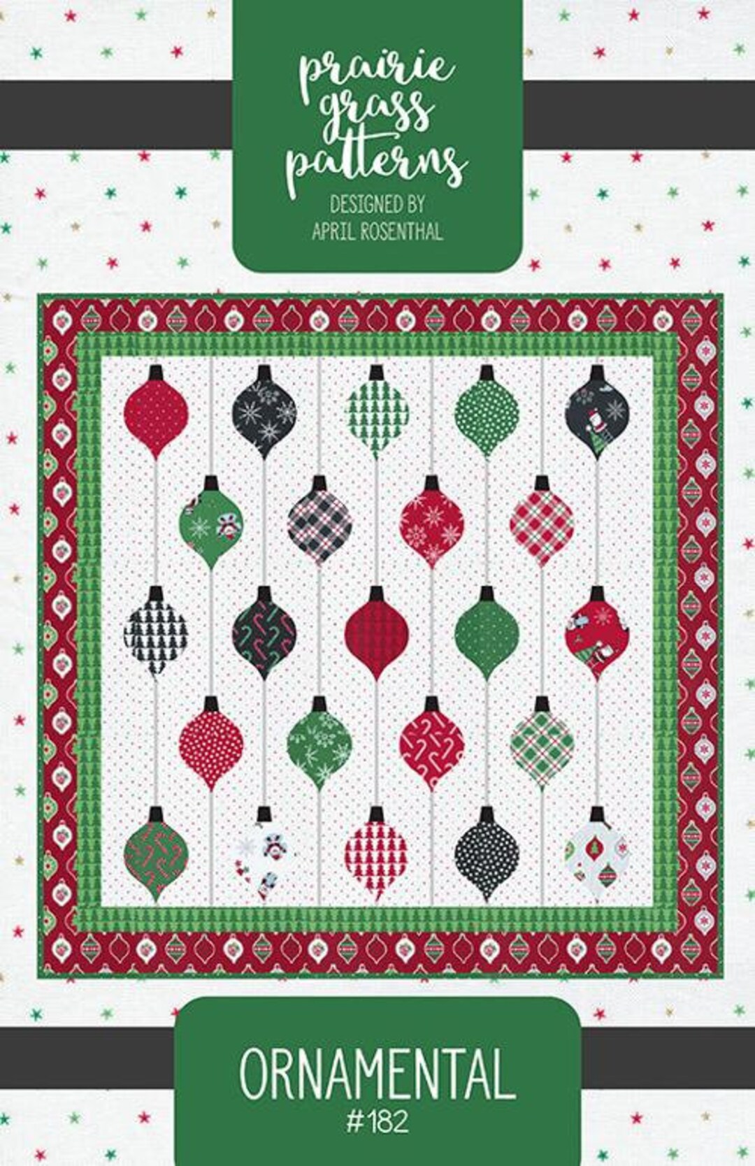 Ornamental Christmas Quilt Pattern - Prairie Grass Patterns PGP182 ...