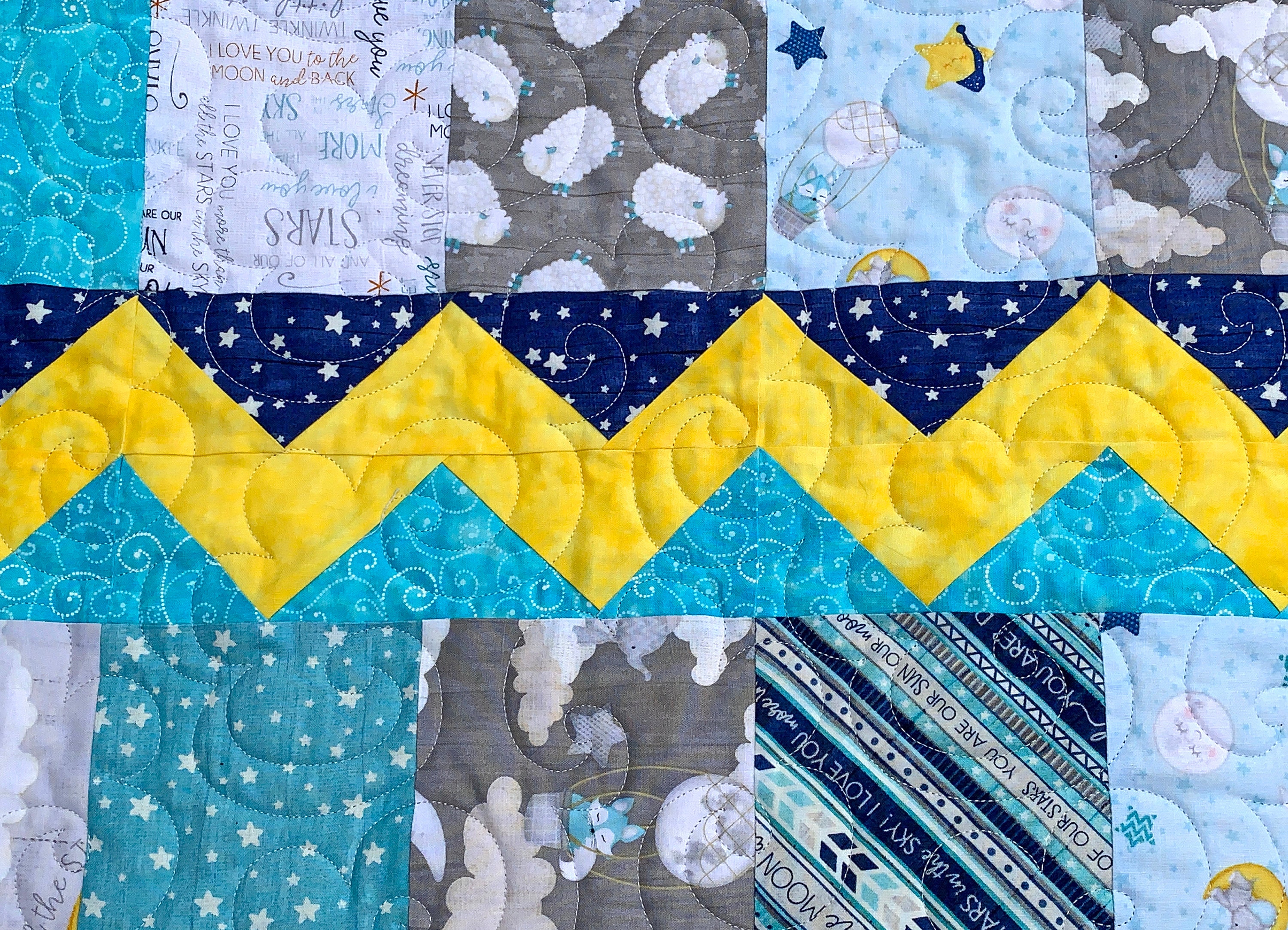 Baby Blocks Charm Square Baby Quilt Pattern in Two Size Options PDF ...