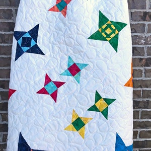 Star Gazing Quilt Pattern PDF Version - Cuddle Cat Quiltworks CCQ082 ...