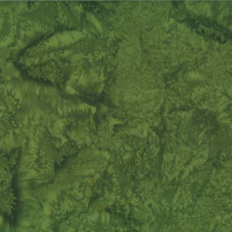 Green Batik Fabric - Etsy