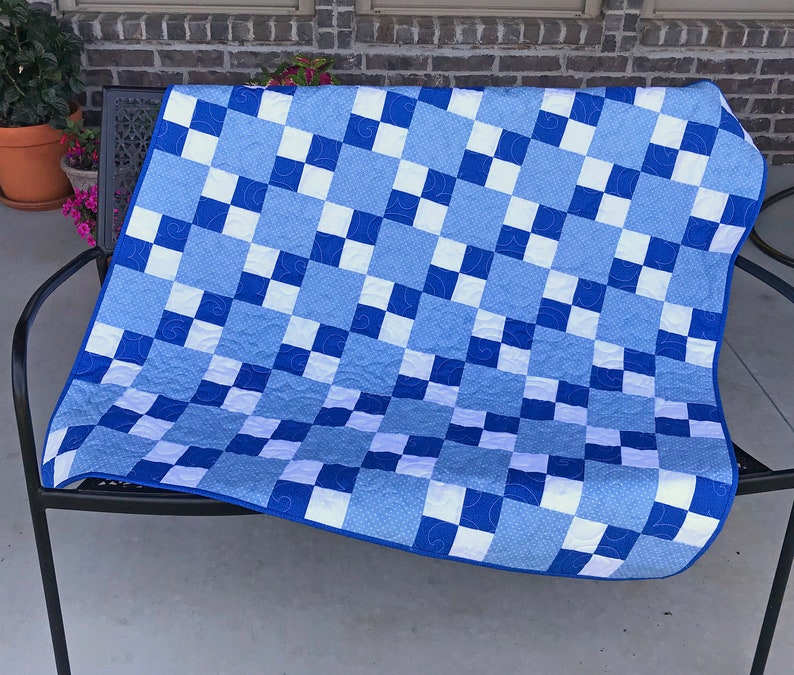 Stacking Blocks Quilt Pattern in Four Sizes PDF Version - Etsy