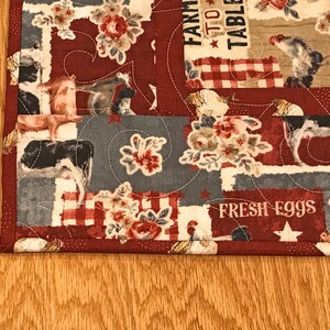 Farmhouse Themed Table Runner Country Kitchen Table Runner | Etsy