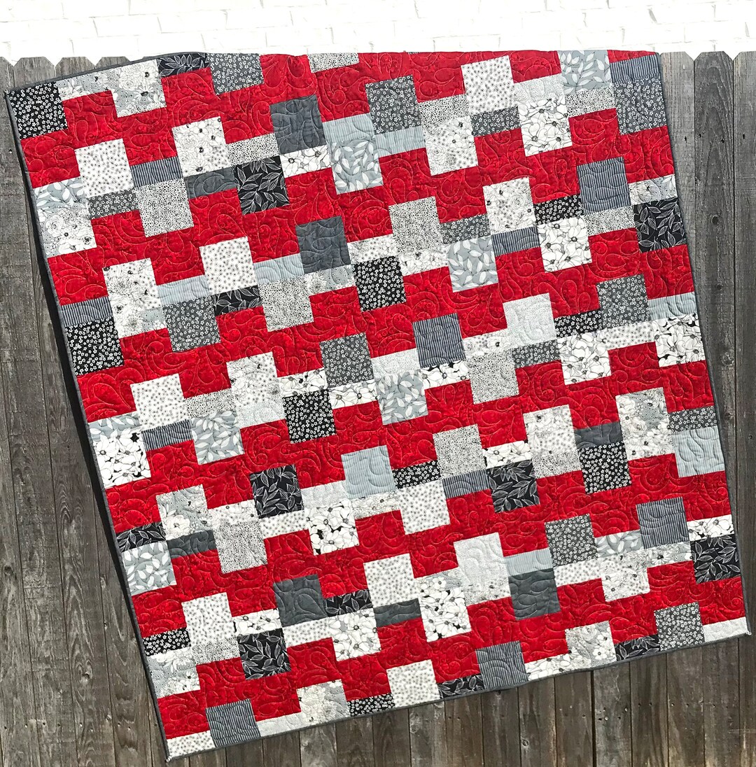 Stair Steppin' Quilt Pattern PDF Version, Cuddle Cat Quiltworks CCQ068 ...