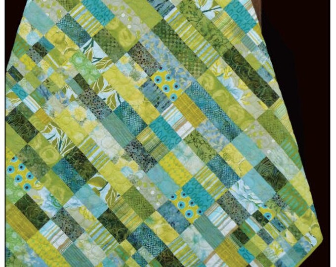 Kiwi Conserve Quilt Pattern From Madison Cottage Design - Jelly Roll ...
