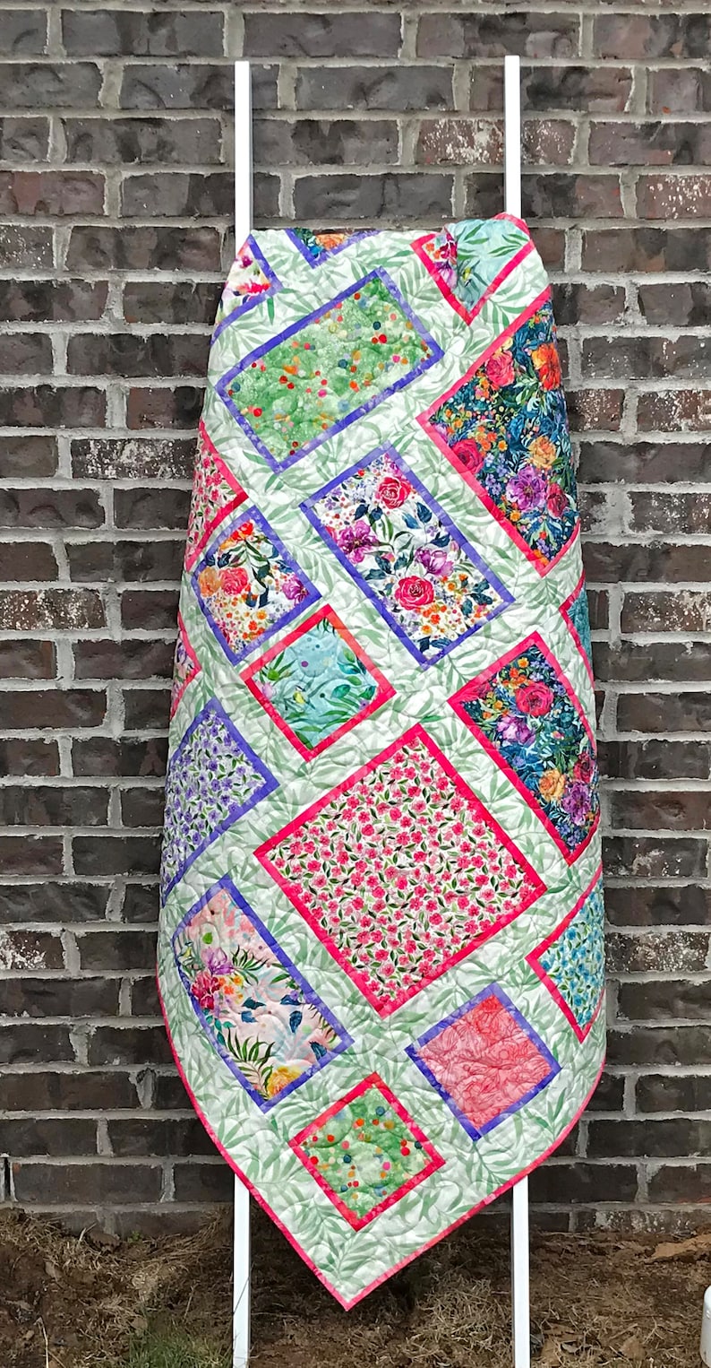 Fancy Frames Quilt Pattern PDF Version Cuddle Cat Quiltworks - Etsy Canada