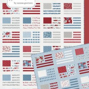 Miss Americana Quilt Pattern - Lella Boutique LB225, Patriotic Quilt ...