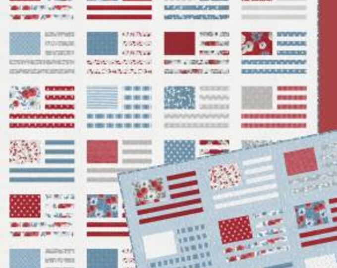 Miss Americana Quilt Pattern - Lella Boutique LB225, Patriotic Quilt ...