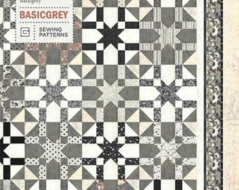 Basicgrey Star Bloom Quilt Pattern - Etsy Australia