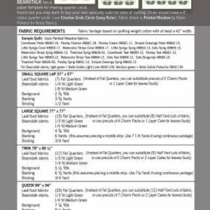 Beanstalk Quilt Pattern - Robin Pickens RPQP-B125, Fat Quarter Friendly ...