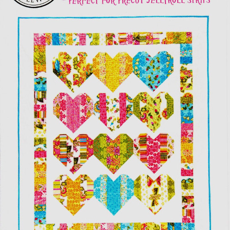 Easy Heart Quilt Pattern - Etsy