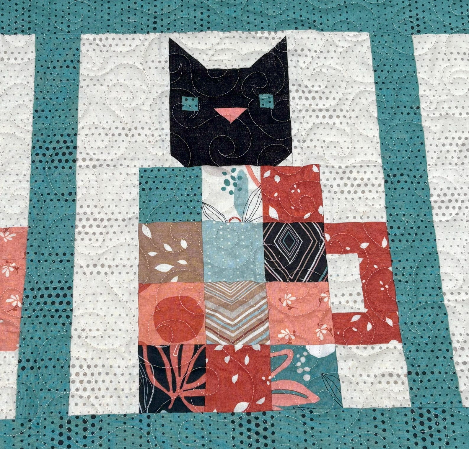 Coffee Cats Quilt Pattern PDF Version - Cuddle Cat Quiltworks CCQ088 ...
