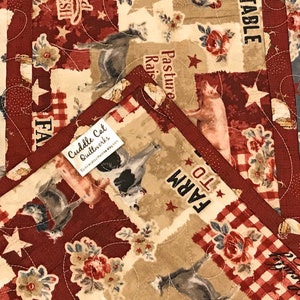 Farmhouse Themed Table Runner Country Kitchen Table Runner | Etsy