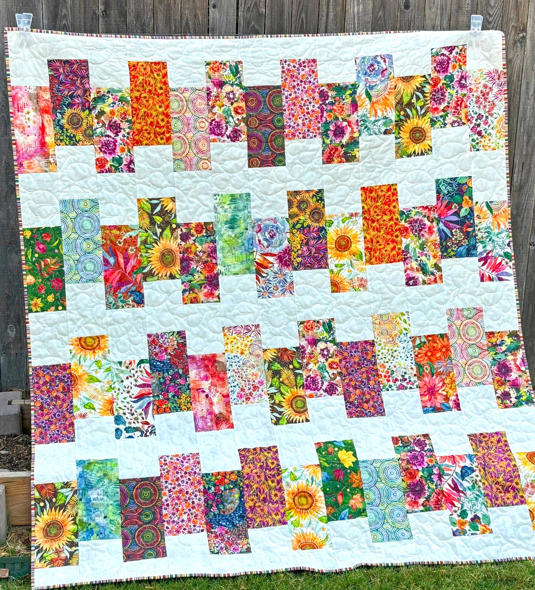 Steppin' up Quilt Pattern PDF Version, Cuddle Cat Quiltworks CCQ086 ...