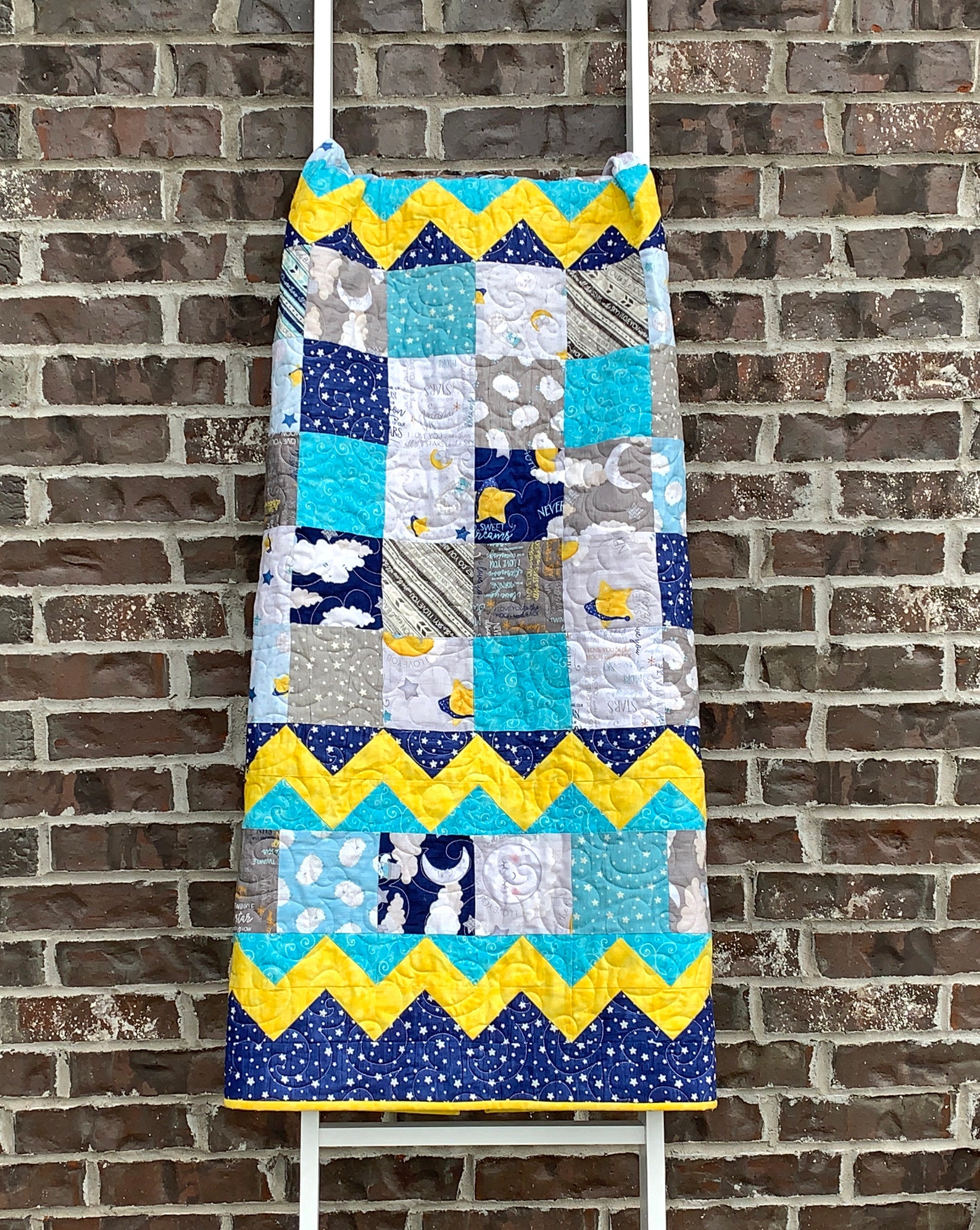 Baby Blocks Charm Square Baby Quilt Pattern in Two Size Options PDF ...