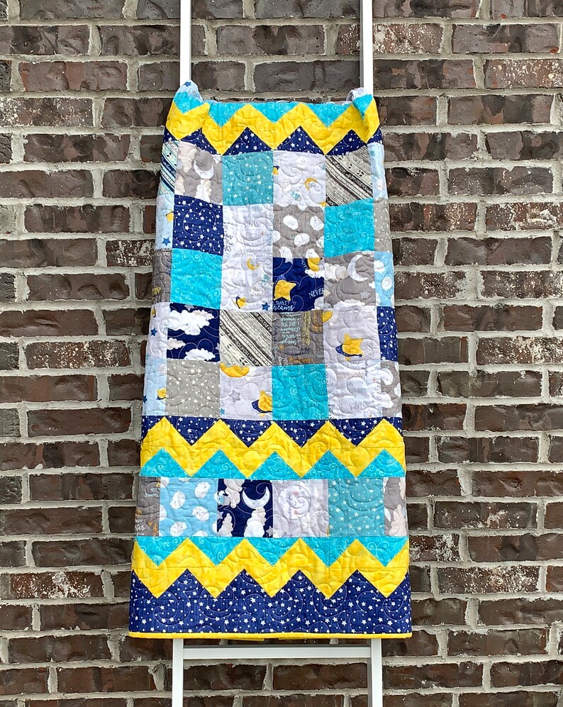 Baby Blocks Charm Square Baby Quilt Pattern in Two Size Options PDF ...