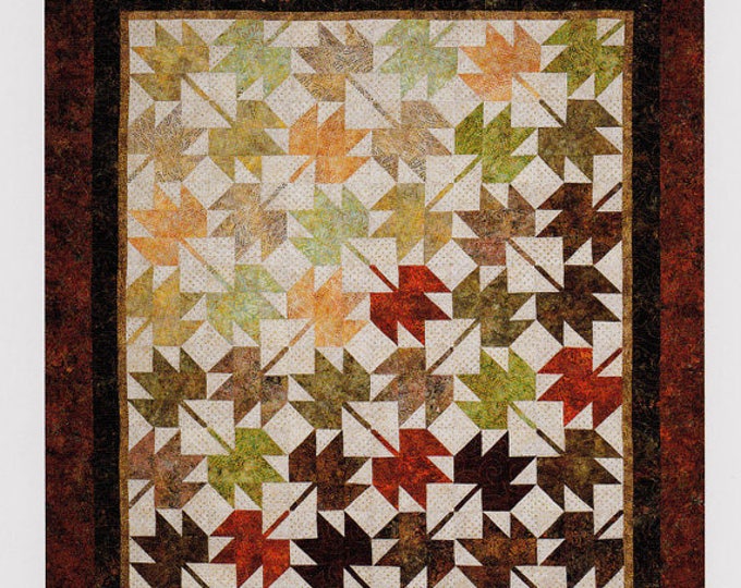 Fall Leaves Fall Quilt Pattern - Cozy Quilt Designs 1033, Fat Quarter ...