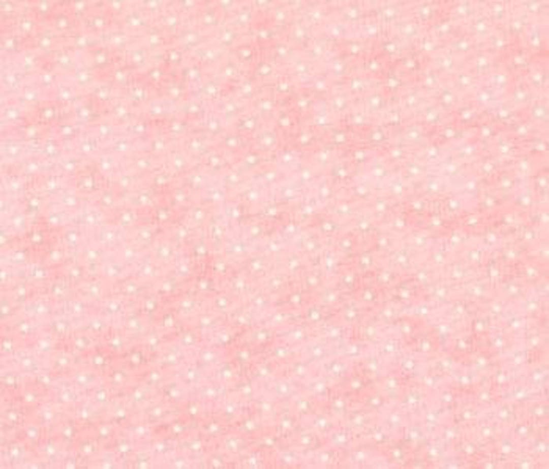 Moda Essential Dots Pink Fabric 8654-21, Pink Cotton Quilting Fabric ...