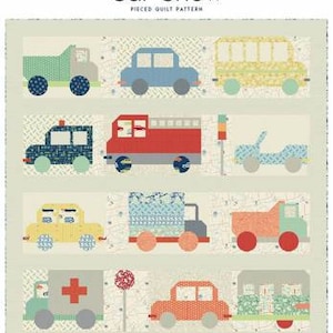 Car Show Pieced Quilt Pattern - Laundry Basket Quilts LBQ-1224-P, Car ...