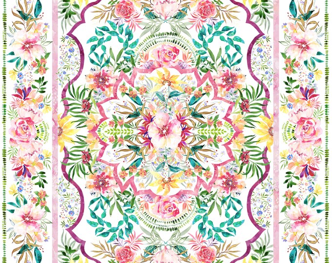 Eufloria Packaged Panel Rainbow Fabric Panel 58" X 80", Create Joy ...