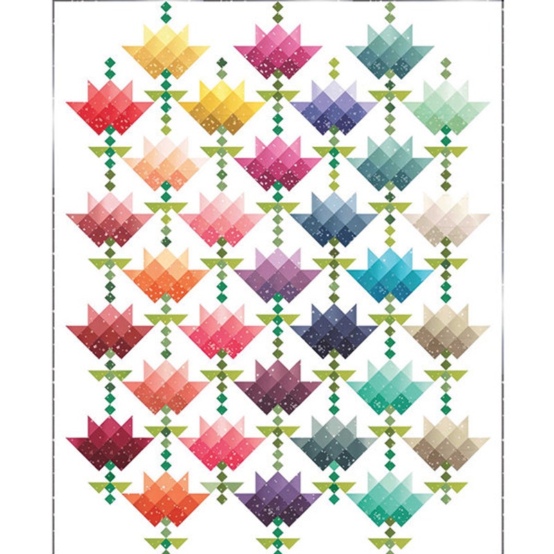 Ombre Quilt Pattern - Etsy