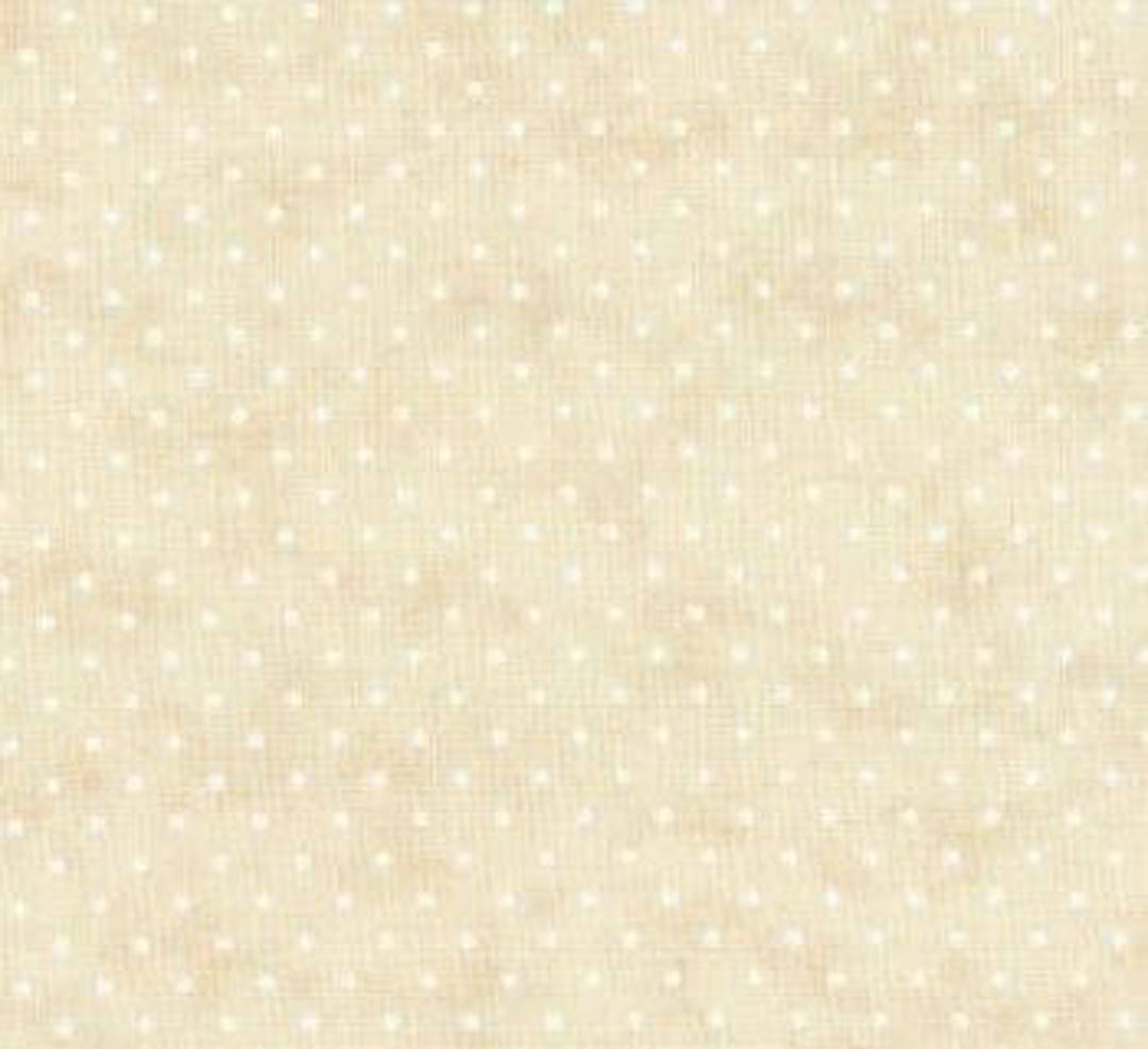 Moda Essential Dots Eggshell Fabric 8654-11, Eggshell Blender Fabric ...