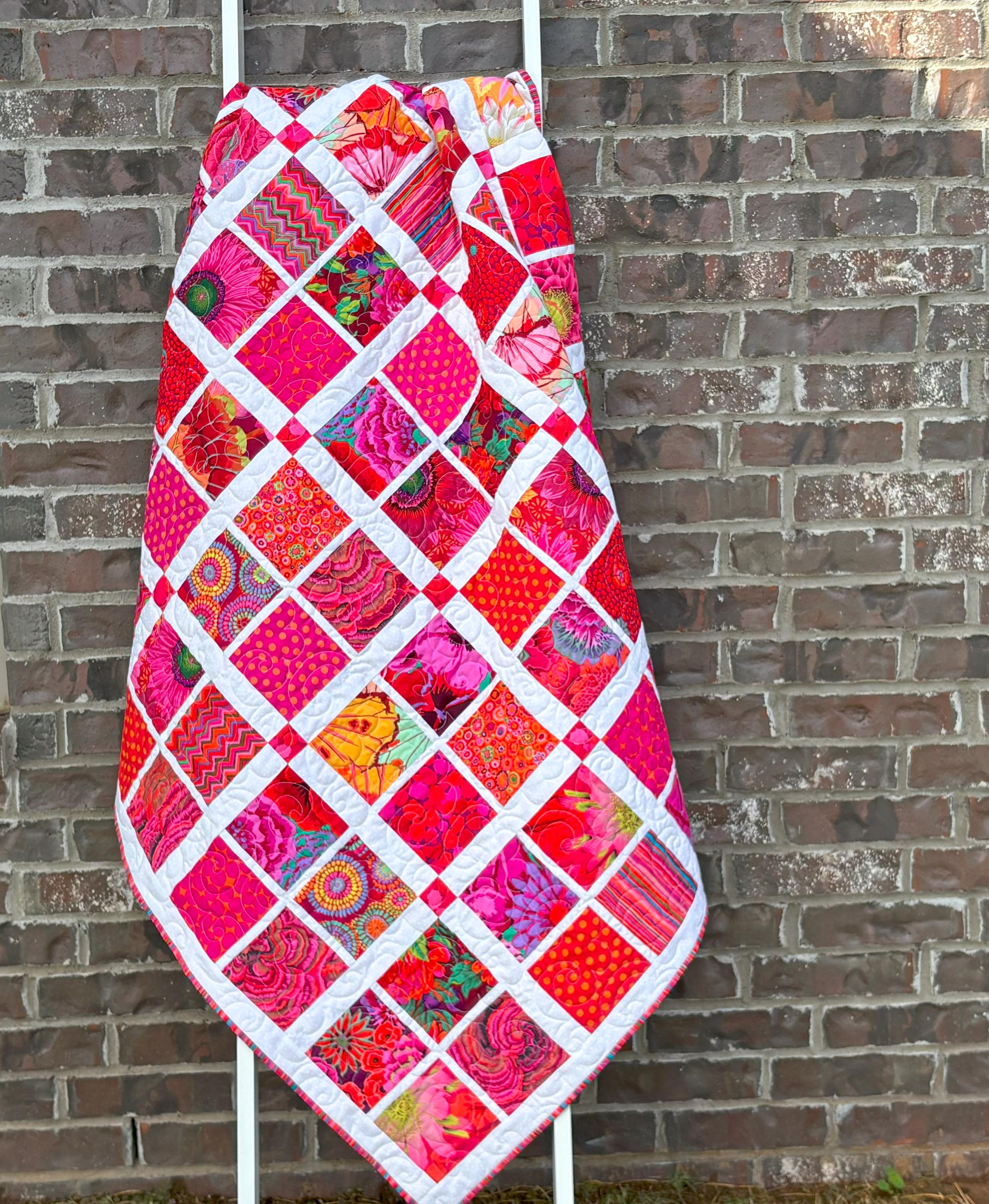 Sassy Squares Quilt Pattern PDF Version, Cuddle Cat Quiltworks CCQ087 ...