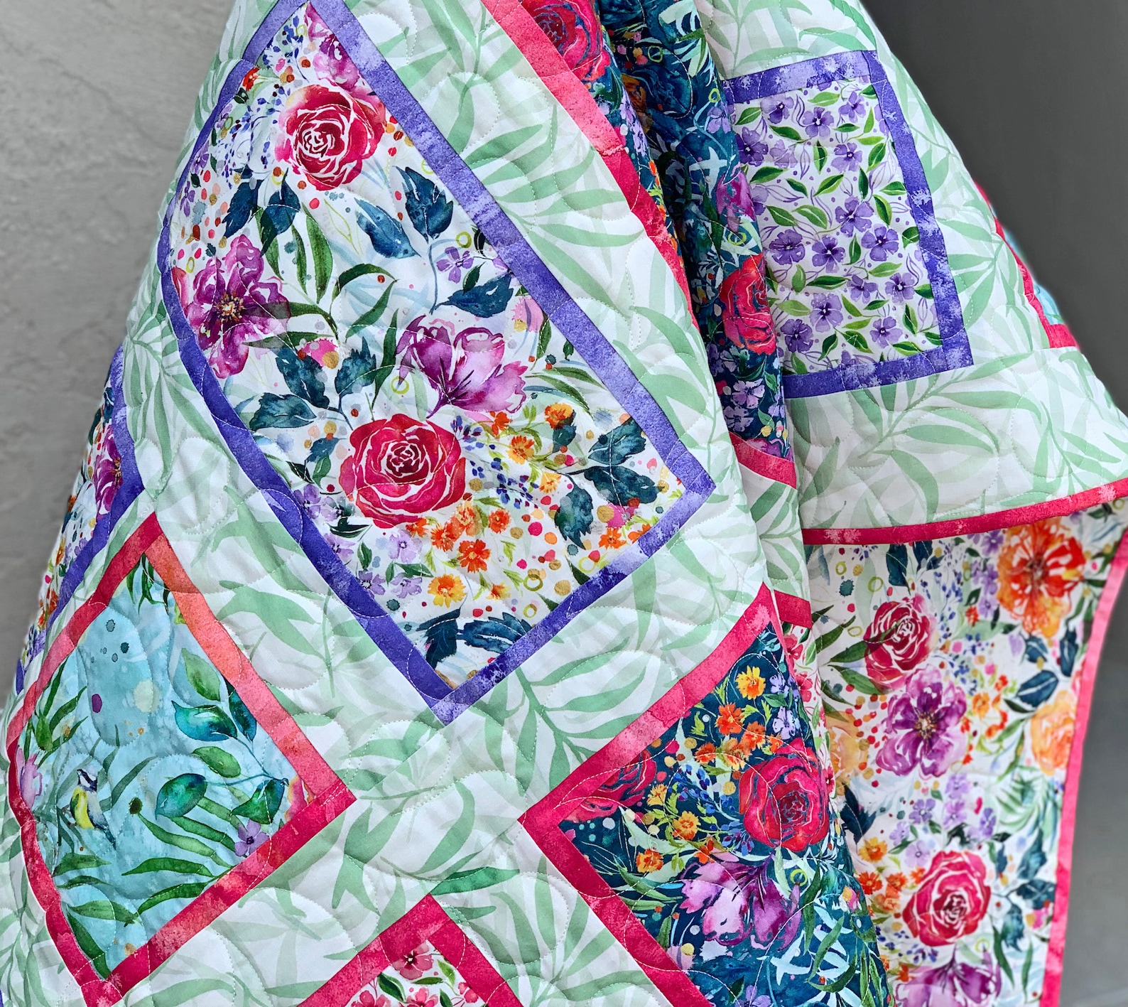 Fancy Frames Quilt Pattern PDF Version, Cuddle Cat Quiltworks CCQ074 ...