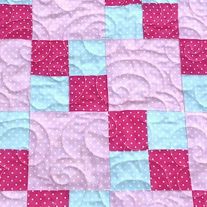 Stacking Blocks Quilt Pattern in Four Sizes PDF Version, Cuddle Cat ...
