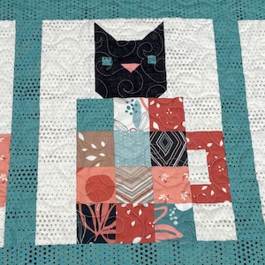 Coffee Cats Quilt Pattern Printed Version - Cuddle Cat Quiltworks ...
